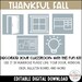 Thankful Fall Bulletin Board Kit: Autumn Classroom Decor (digital ...