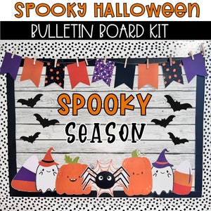 Halloween Bulletin Board Kit: Spooky Classroom Decor (digital Download ...