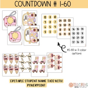 Countdown to Summer Bulletin Board Kit, Groovy Retro Summer, End of ...