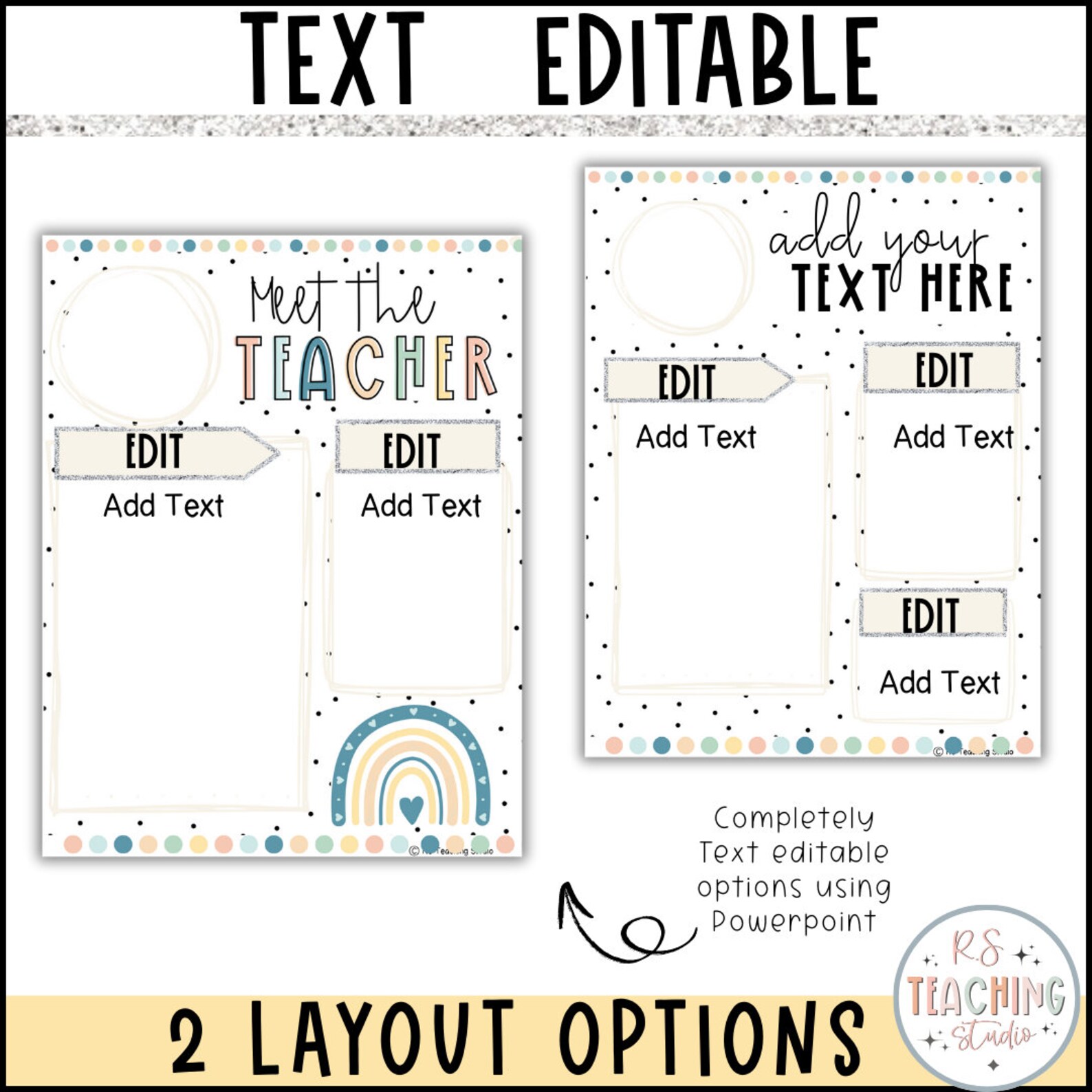 Editable Meet the Teacher Template | Pastel Classroom Decor | Meet the ...