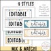 10 Drawer Cart Labels for the Classroom | Pastel Classroom Decor ...