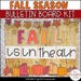 Fall Bulletin Board Kit, Autumn Bulletin Board, Easy Seasonal Classroom ...