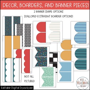 Back to School Classroom Decor Bundle: Bulletin Board Kit (digital ...