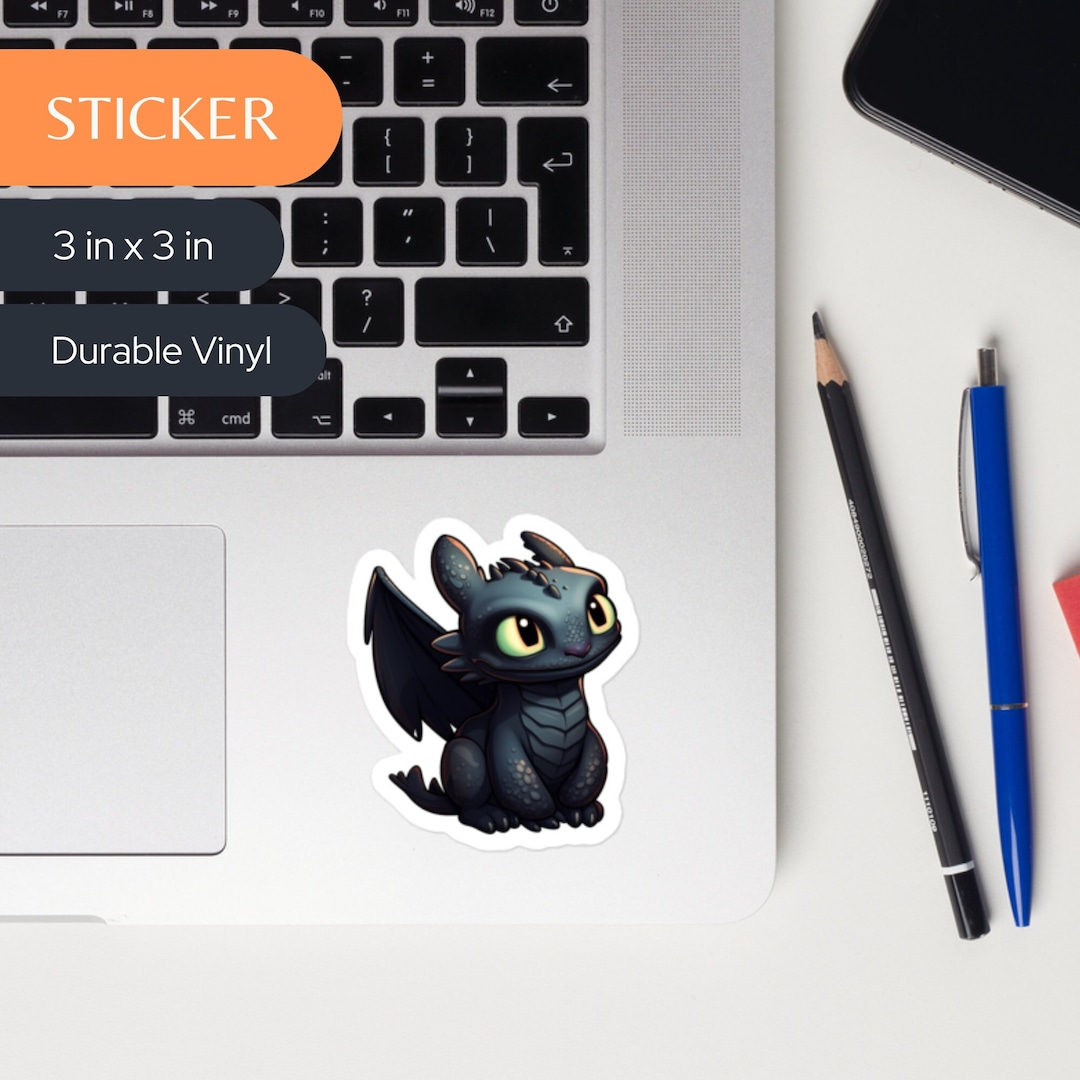 Baby Toothless How to Train Your Dragon Sticker - Etsy
