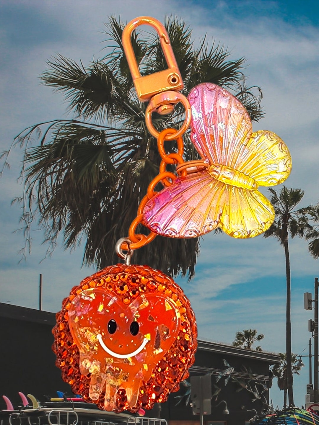 Trippy, Dude 30 Mm Luxury Mini Herb Grinder Keychain - Etsy