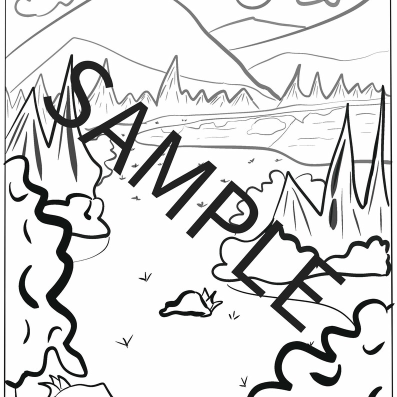 Printable Nature Coloring Pages for Kids, Printable Coloring Pages for ...