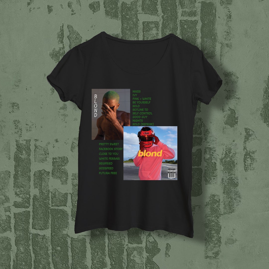 Frank Ocean BLOND NIGHTS Camiseta de manga corta, Álbum rubio, Blonded ...