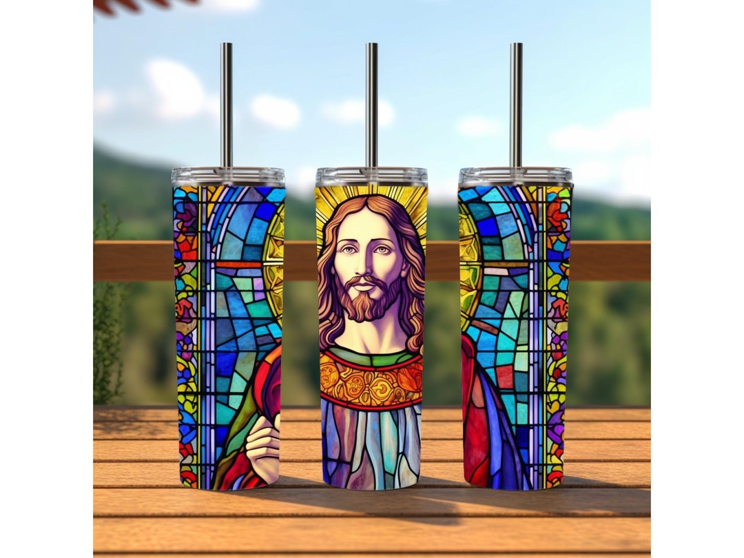 Jesus Tumbler Wrap Christian Tumbler Wraps 20oz Skinny - Etsy