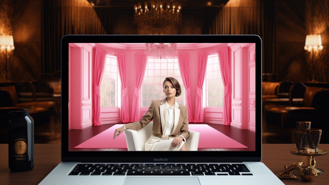 Barbie Inspired Zoom Background Pink Background Zoom - Etsy Australia