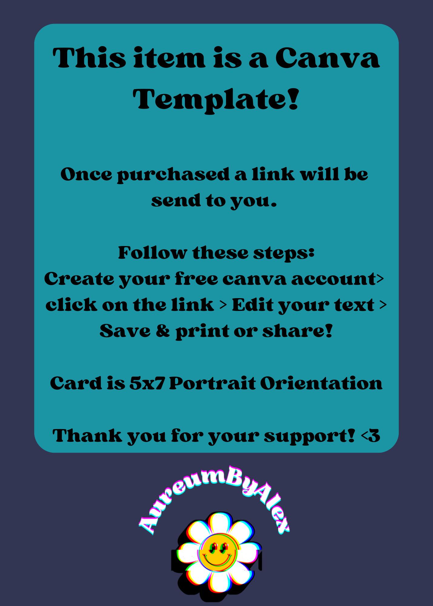 Editable Friendsgiving Invitation Card Template - Canva - Etsy