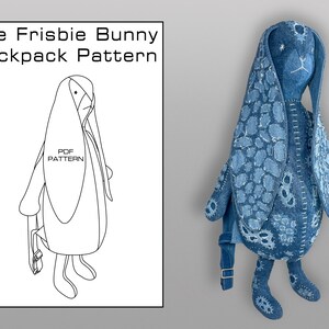 Bunny Backpack Sewing Pattern Stuffed Animal for Beginners to - Etsy