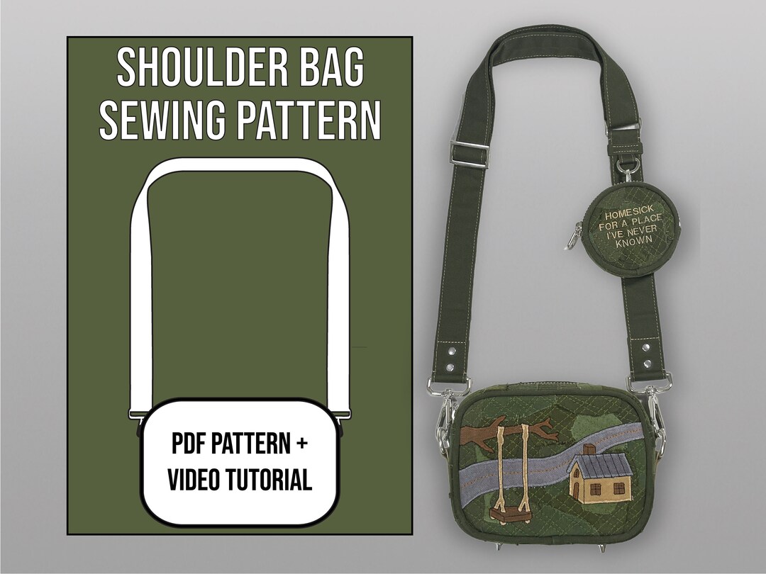 Designer Shoulder Bag Sewing Pattern for Beginners to Experts PDF ...