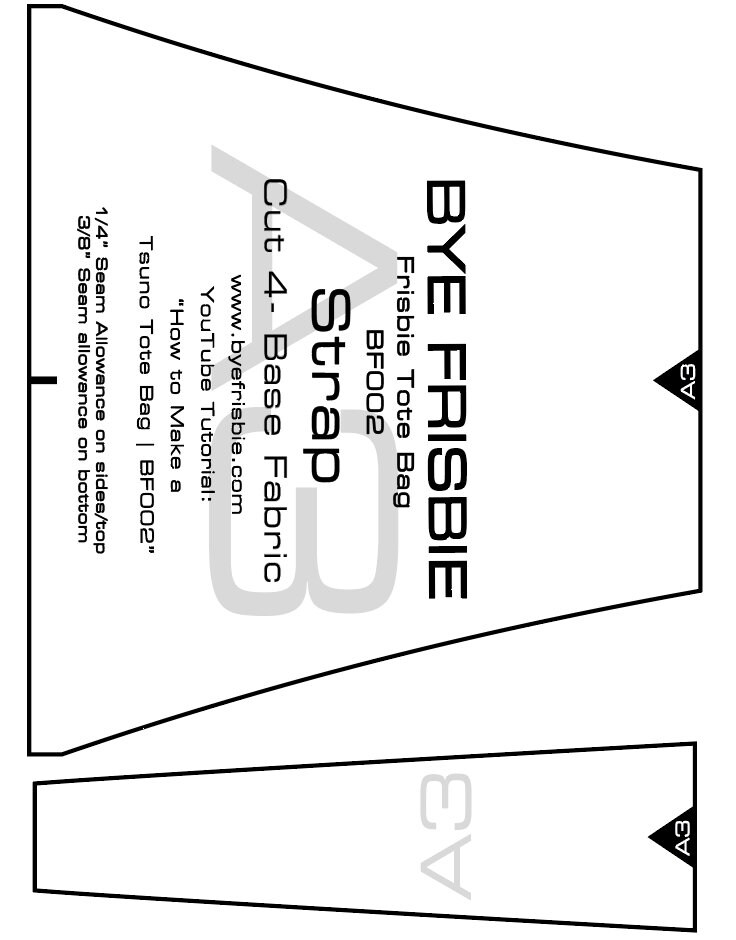 Tsuno Tote Bag Sewing Pattern for Beginners to Experts PDF Download ...