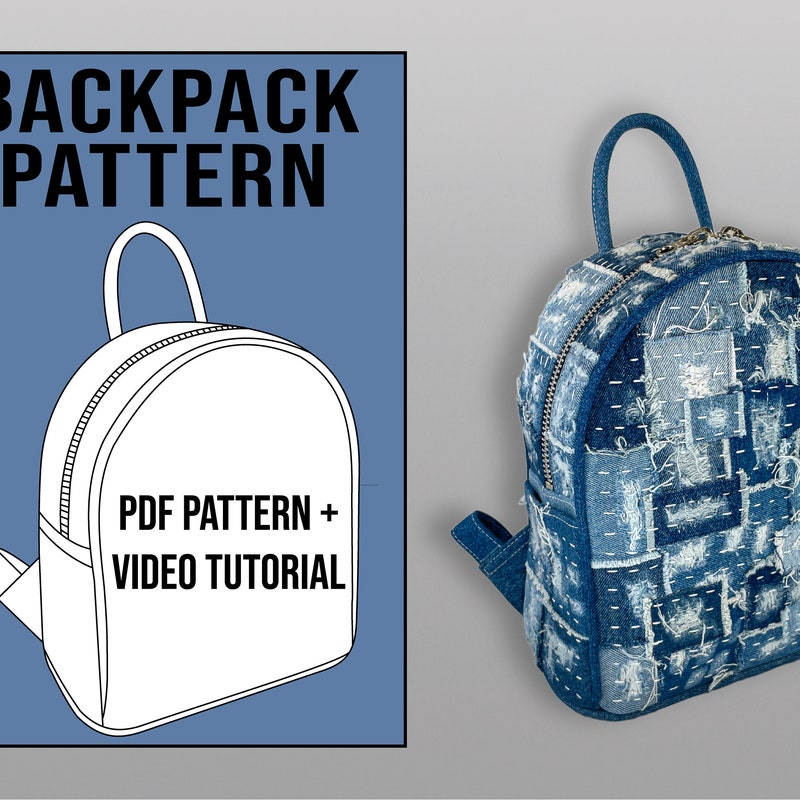 Backpack Sewing Pattern - Etsy