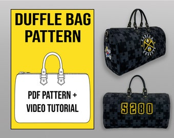 Mini Duffle/handbag Sewing Pattern for Beginners-experts With PDF ...
