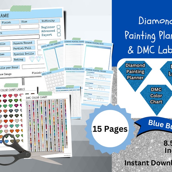 Diamond Art Dot Chart - Etsy