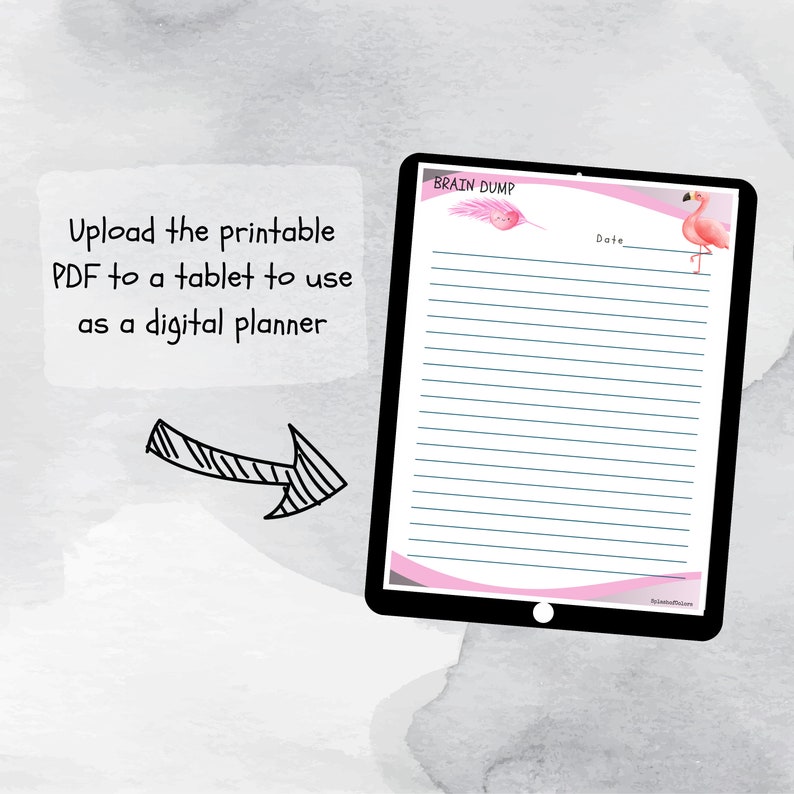 Ultimate Flamingo Daily Planner Printable, Colorful Daily Organizer ...