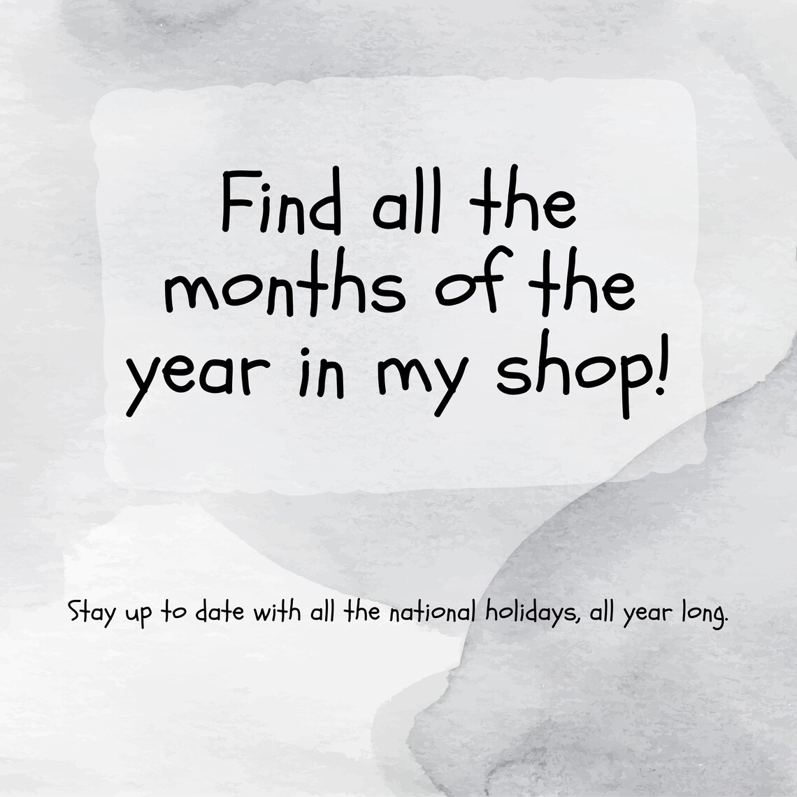 February National Days Flashcards and FREE Undated February - Etsy