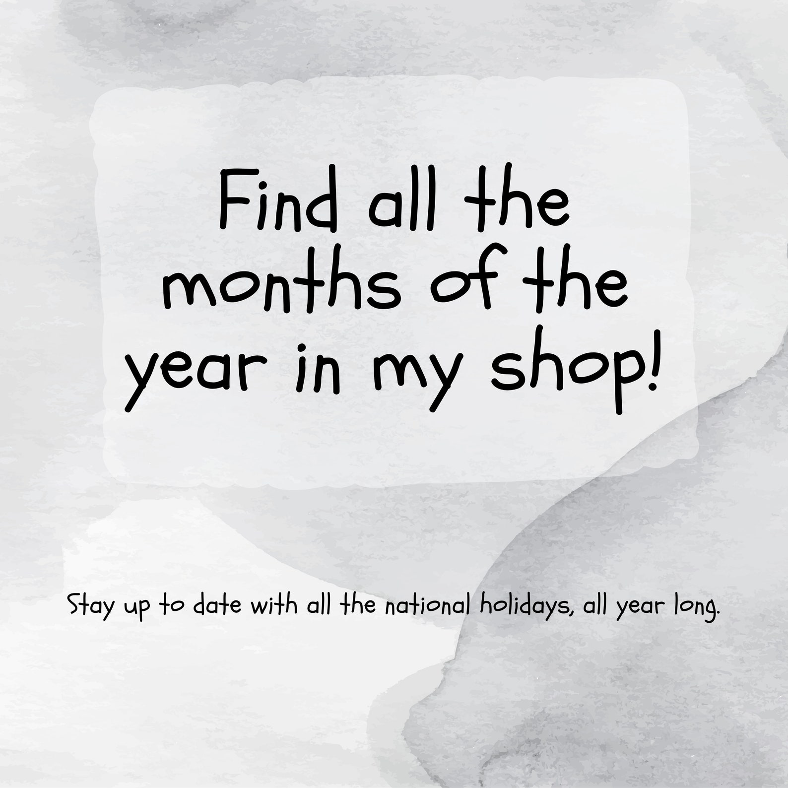 February National Days Flashcards and FREE Undated February - Etsy