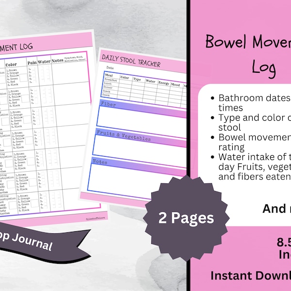 Bristol Stool Chart Printable - Etsy