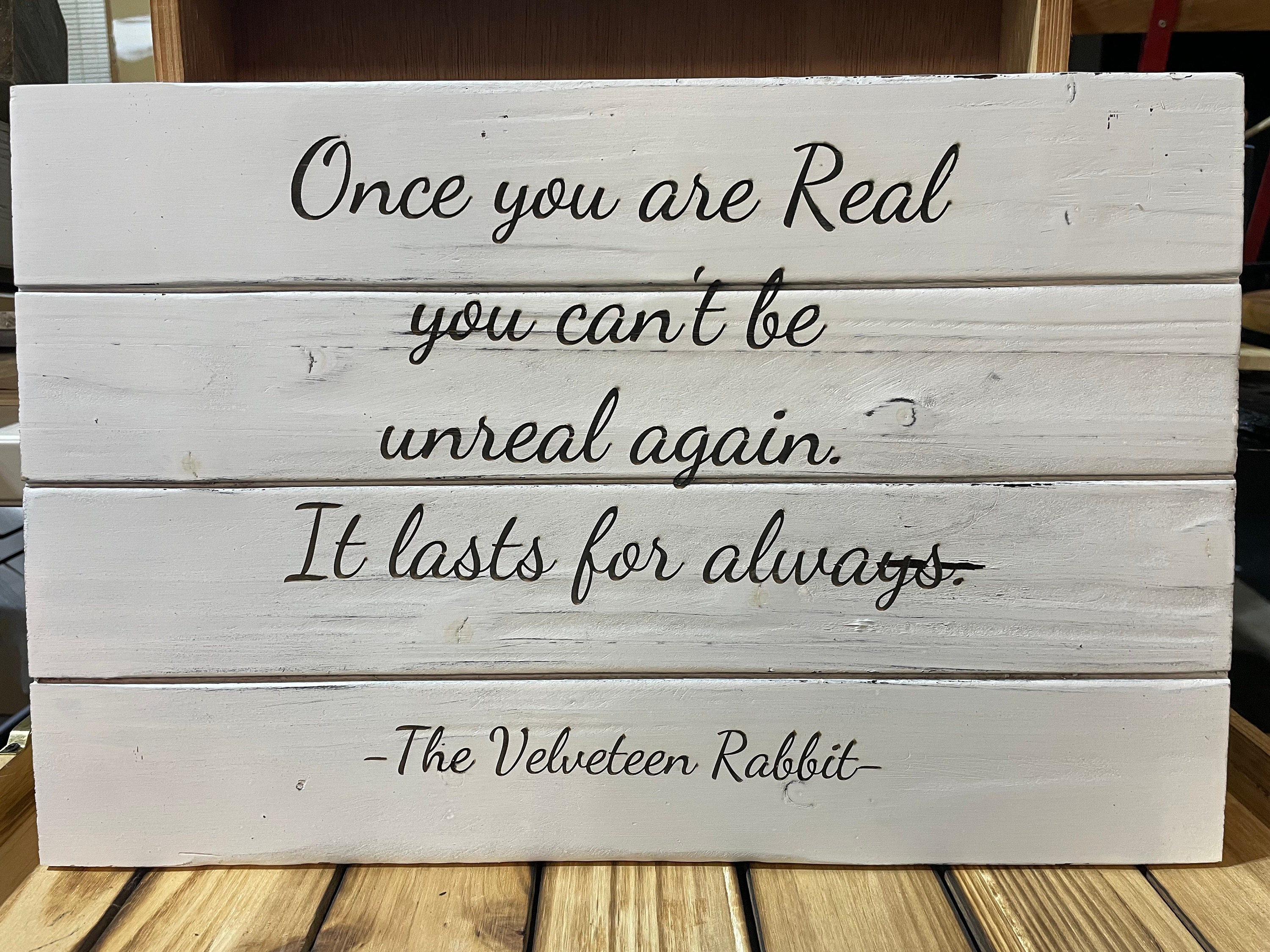 Velveteen Rabbit Quote - Etsy
