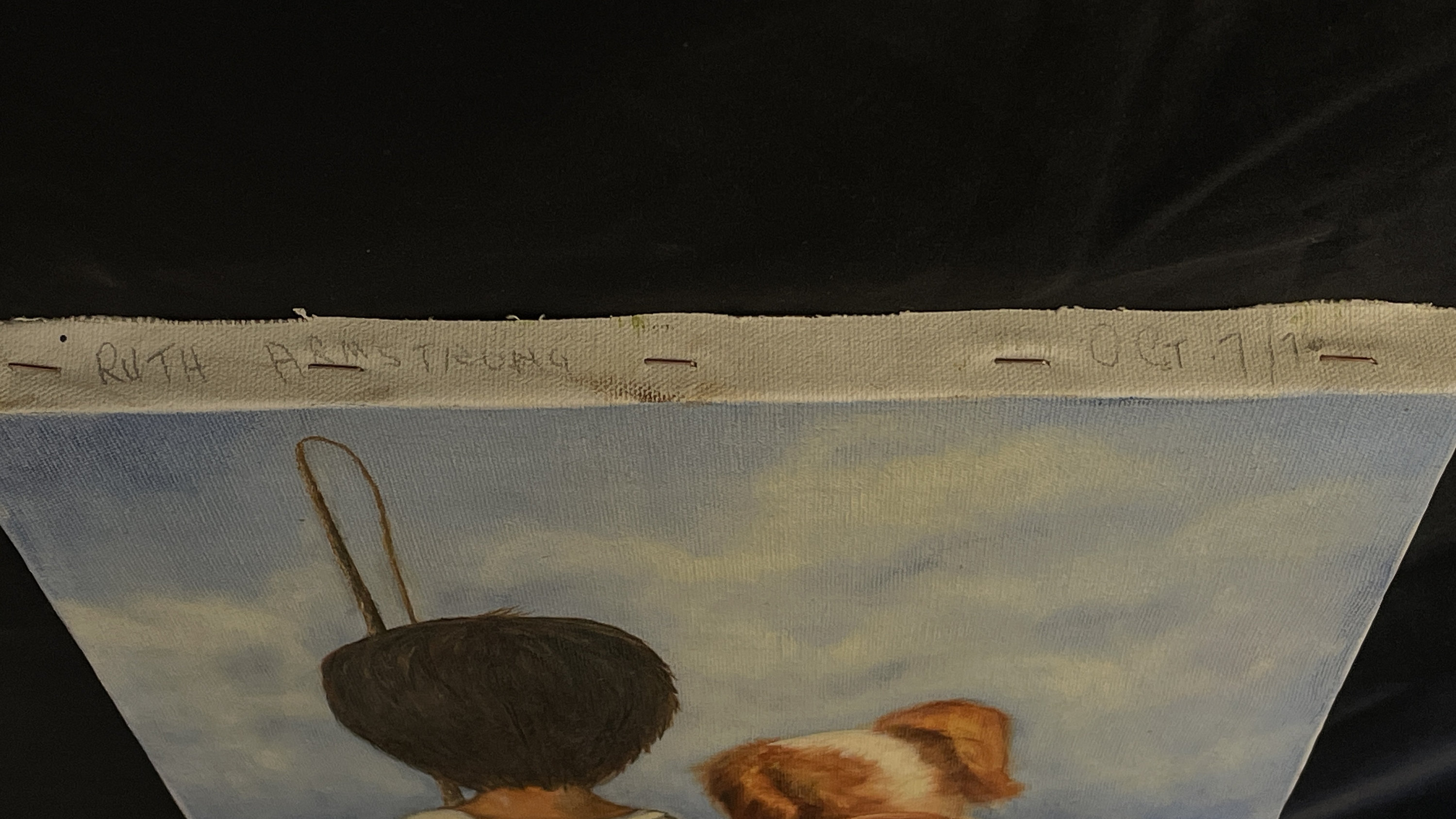 Casual Artist Ruth Armstrong's Vintage Copy of 1960's Painting Titled ...