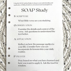 Bible Study A5 Set - Scripture, Planner, Monthly Plan, Favorite Verses ...