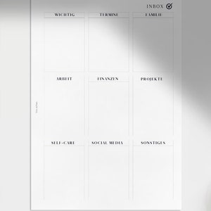 Inbox I Inbox Planner Dashboard I Inbox Inserts I Inbox Inserts I Inbox ...