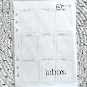 Inbox I Inbox Planner Dashboard I Inbox Inserts I Inbox Inserts I Inbox ...