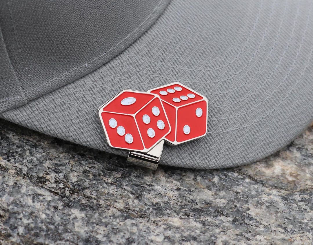 Red Dice Hat Clip Bottle Opener - Perfect Accessory for Gamblers ...