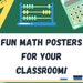 Fun Math Posters Classroom Decor - Etsy