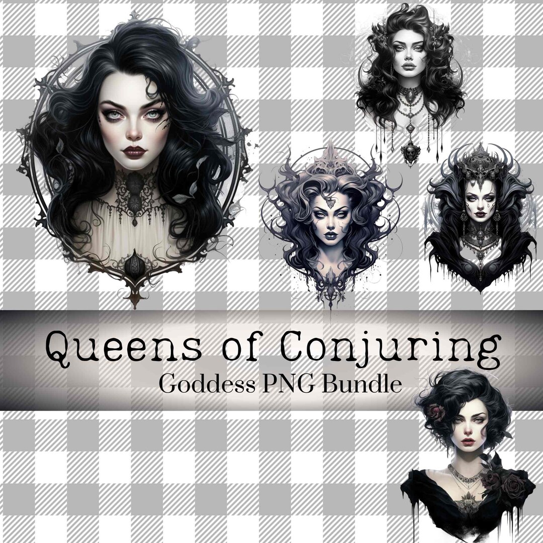 Gothic PNG File Bundle | Halloween Clip Art, Png Designs for Commercial ...