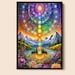Chakra Art-energy Centers-spiritual Canvas-mystical Wall Art-healing ...