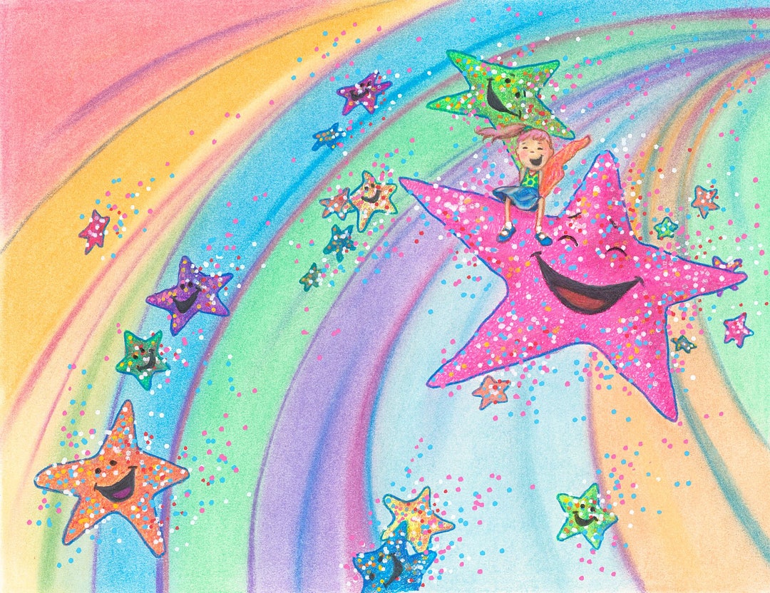 Soaring on a Star (physical Giclée Print) - Etsy