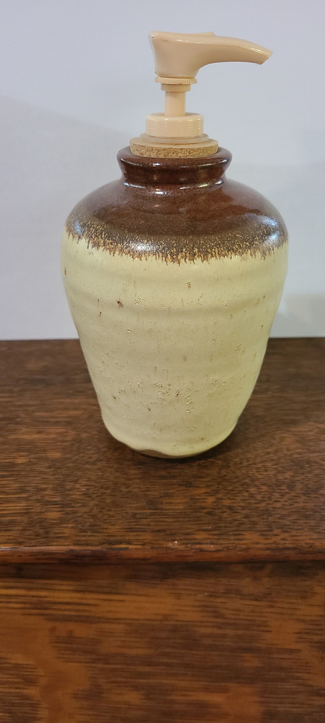 Hand Thrown Pump Hand Lotion Container - Etsy