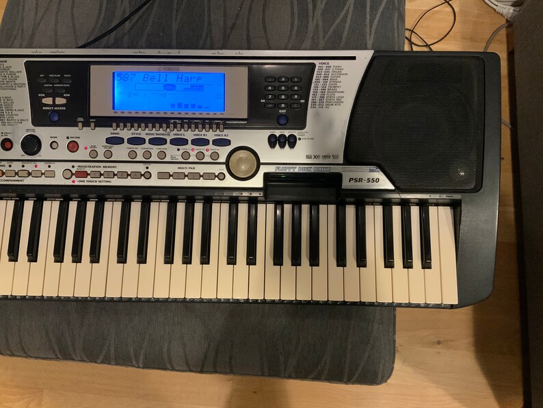 Yamaha Psr 550 Keyboard Music Piano Synthesizer Portatone - Etsy