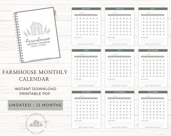 Farmhouse Meal Planner Green Minimal Meal Planner - Etsy