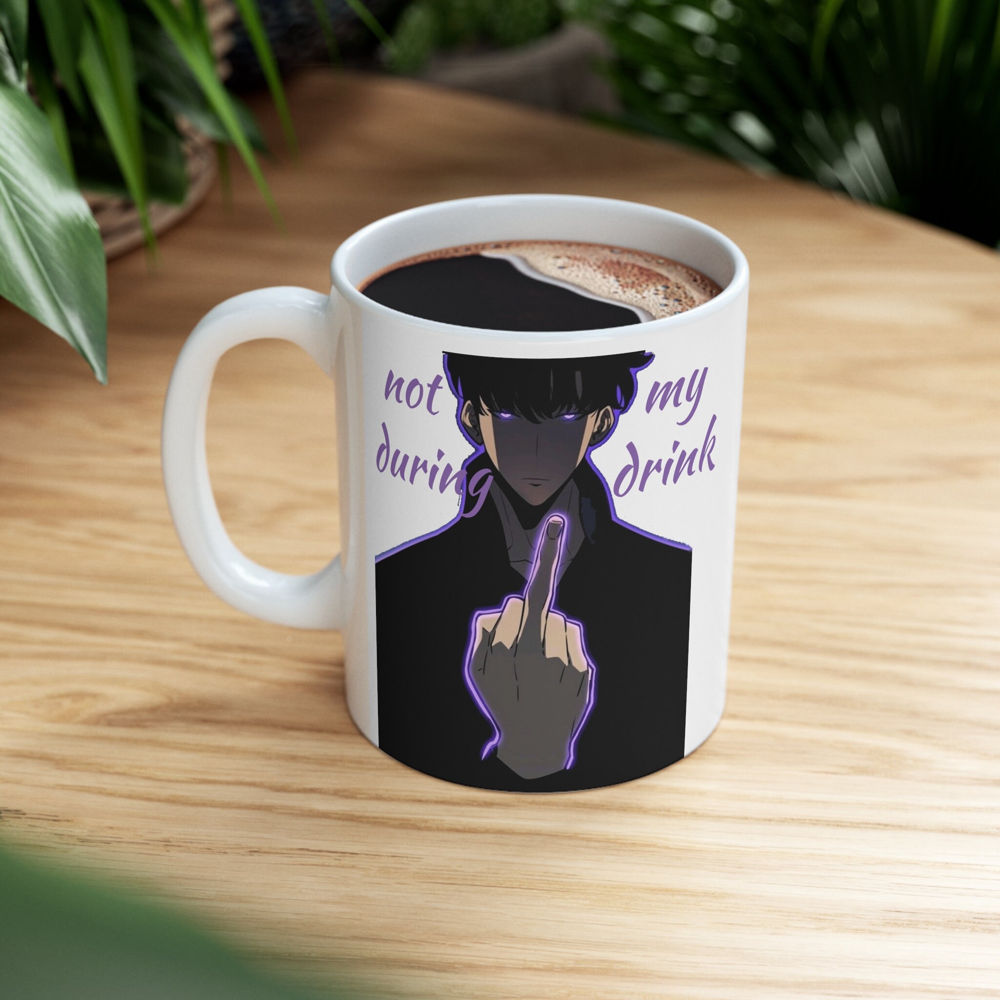 Solo Leveling Mug 11oz, Anime Lover Shirt, Anime Gift, Gift for Anime ...