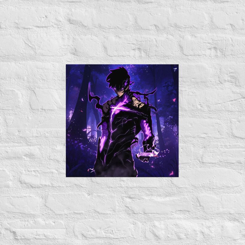 Solo Leveling Poster, Solo Leveling, Solo Leveling Merch, Solo Leveling ...