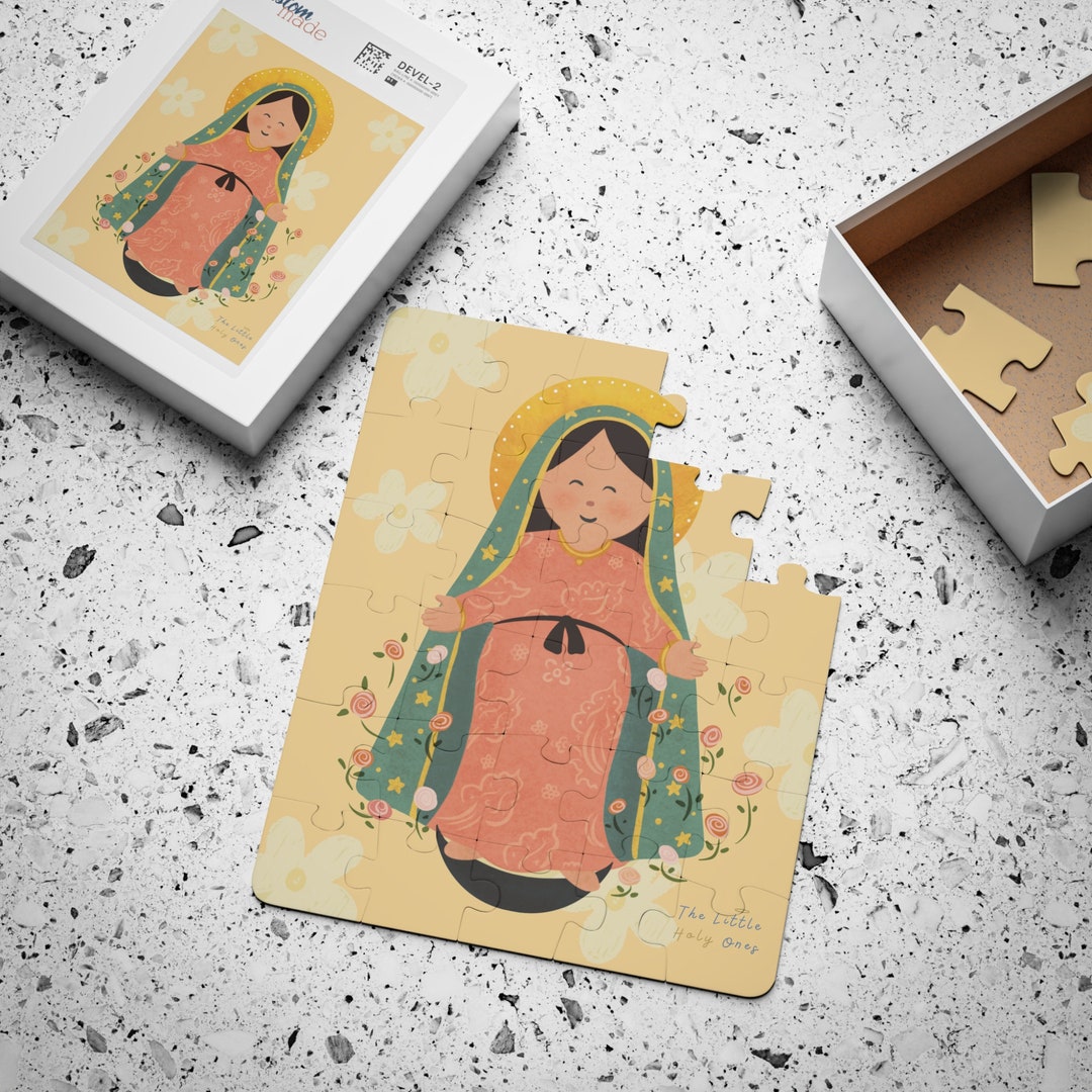 Puzzle of Our Lady of Guadalupe: 30-piece Kids' First Communion Gift - Etsy
