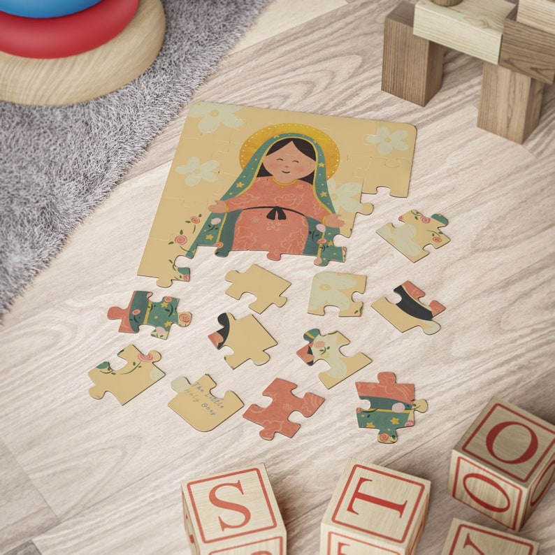 Puzzle of Our Lady of Guadalupe: 30-piece Kids' First Communion Gift - Etsy