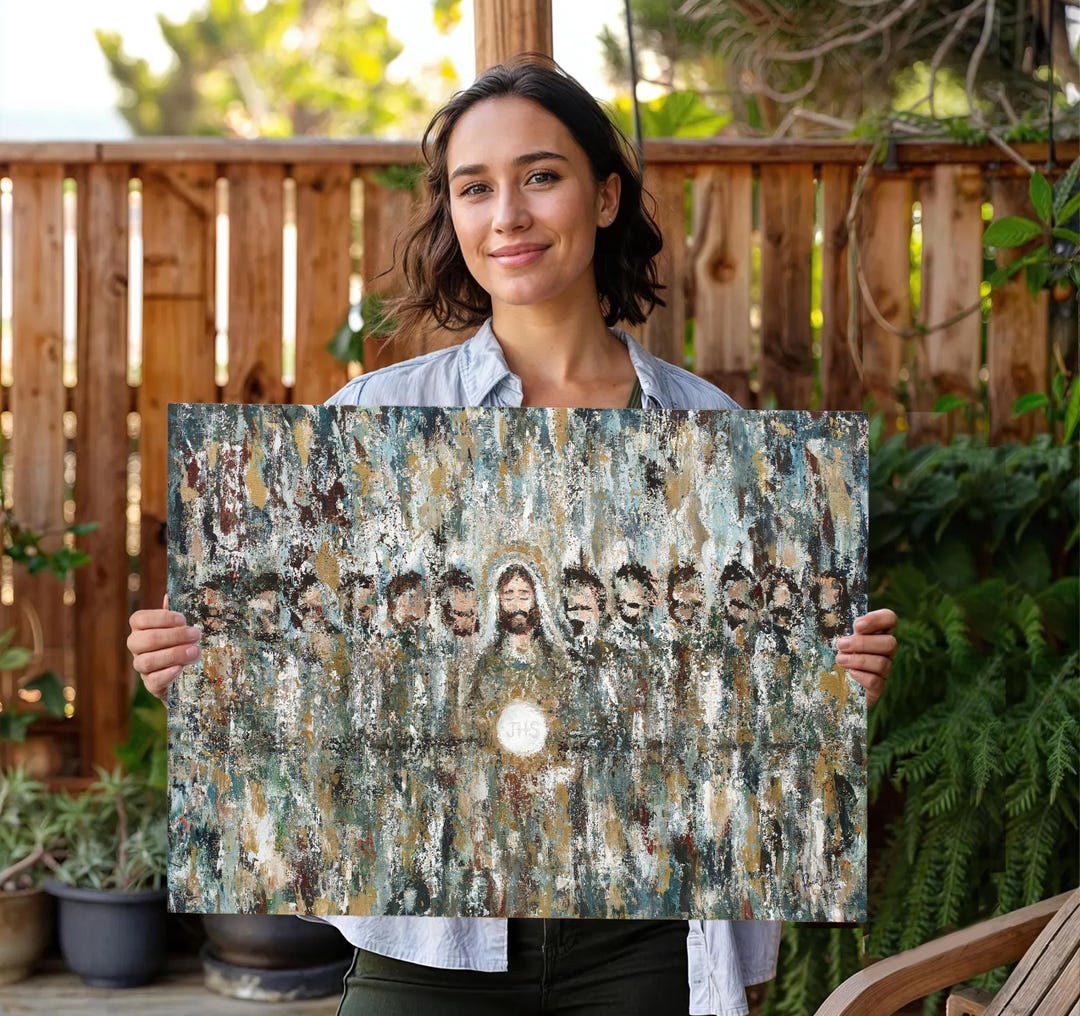 Canvas Art Print of the "eucharistic Institution" - Etsy