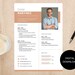 Editable Brown and White Modern Professional Resume Template - Etsy