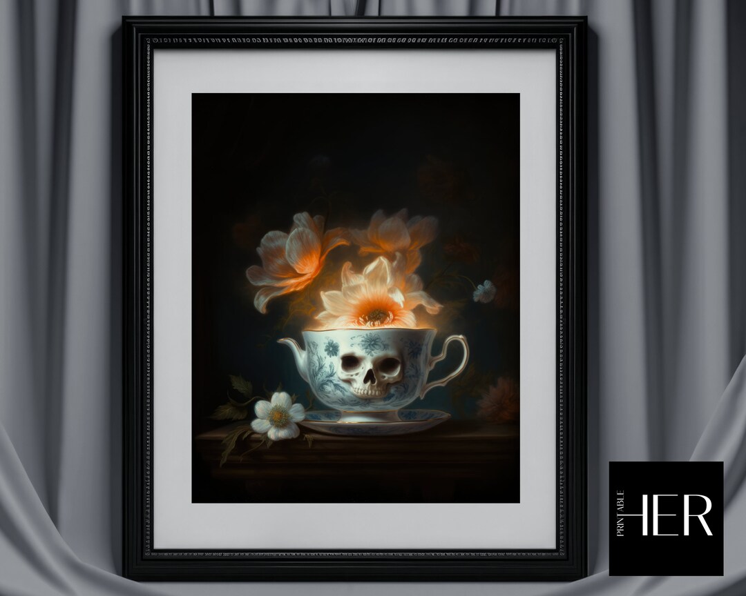 Spooky Tea Poison Kettle Dark Academia Halloween Decor - Etsy