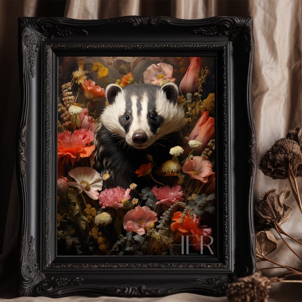 Badger Art - Etsy