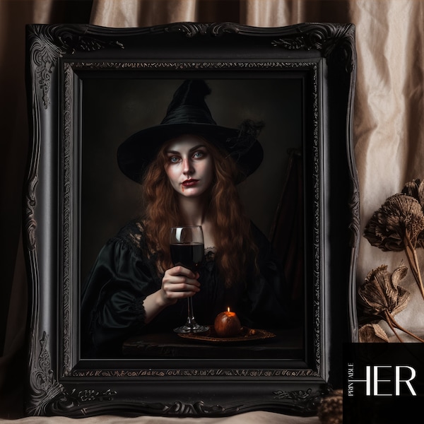 Witch Portrait - Etsy