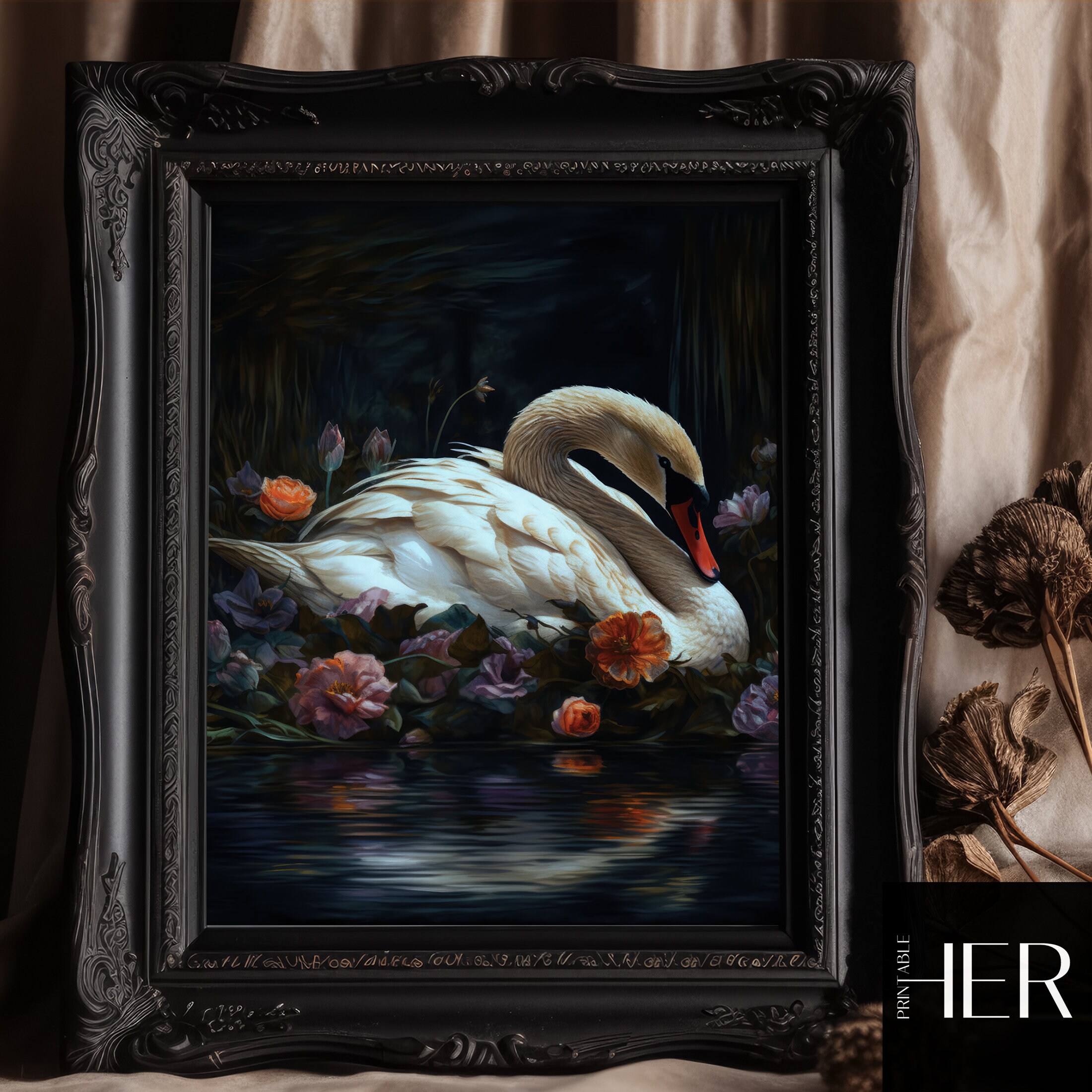 Black Swan Oil Painting