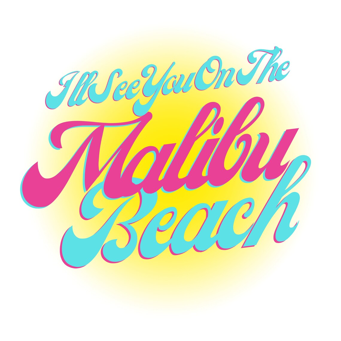 Barbie Movie Digital Poster - Ken Quote Poster - See You on the Malibu ...