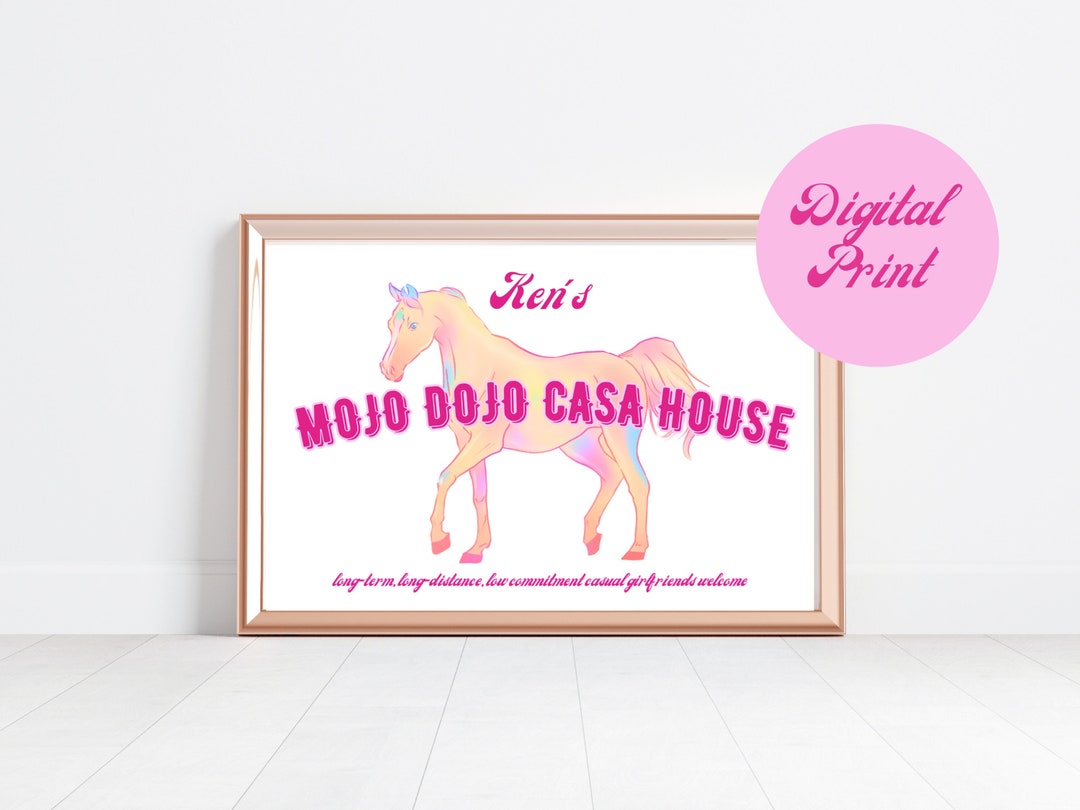 Barbie Movie Digital Print Ken Poster Mojo Dojo Casa House - Etsy Australia