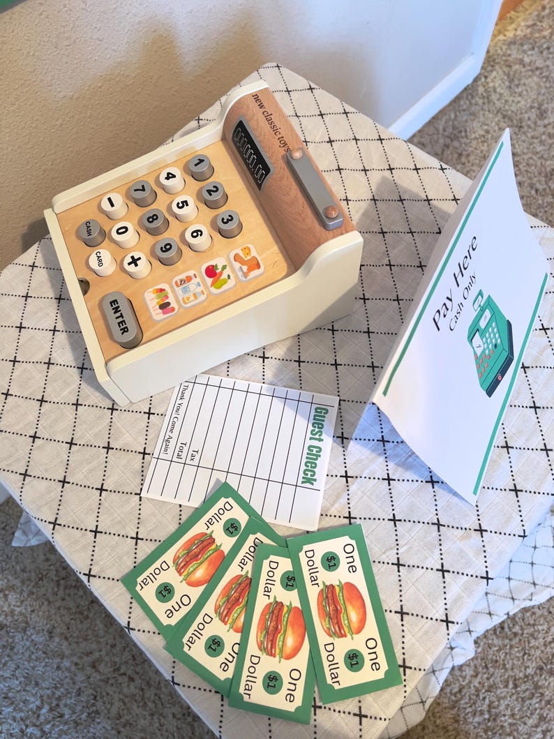 Pretend Diner Dramatic Play Printable | Screen Free Learning Activity ...